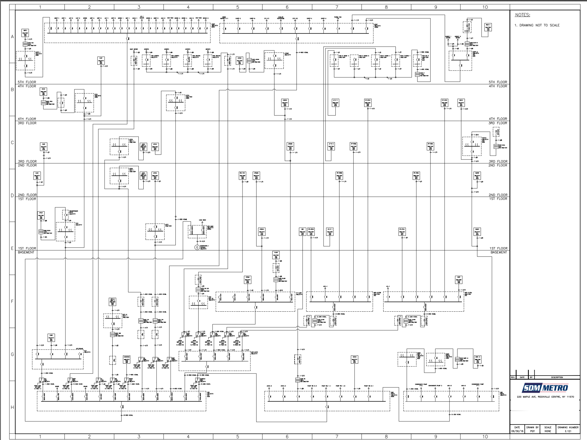 Circuit Tracing and Single Line Diagrams - SDM METRO